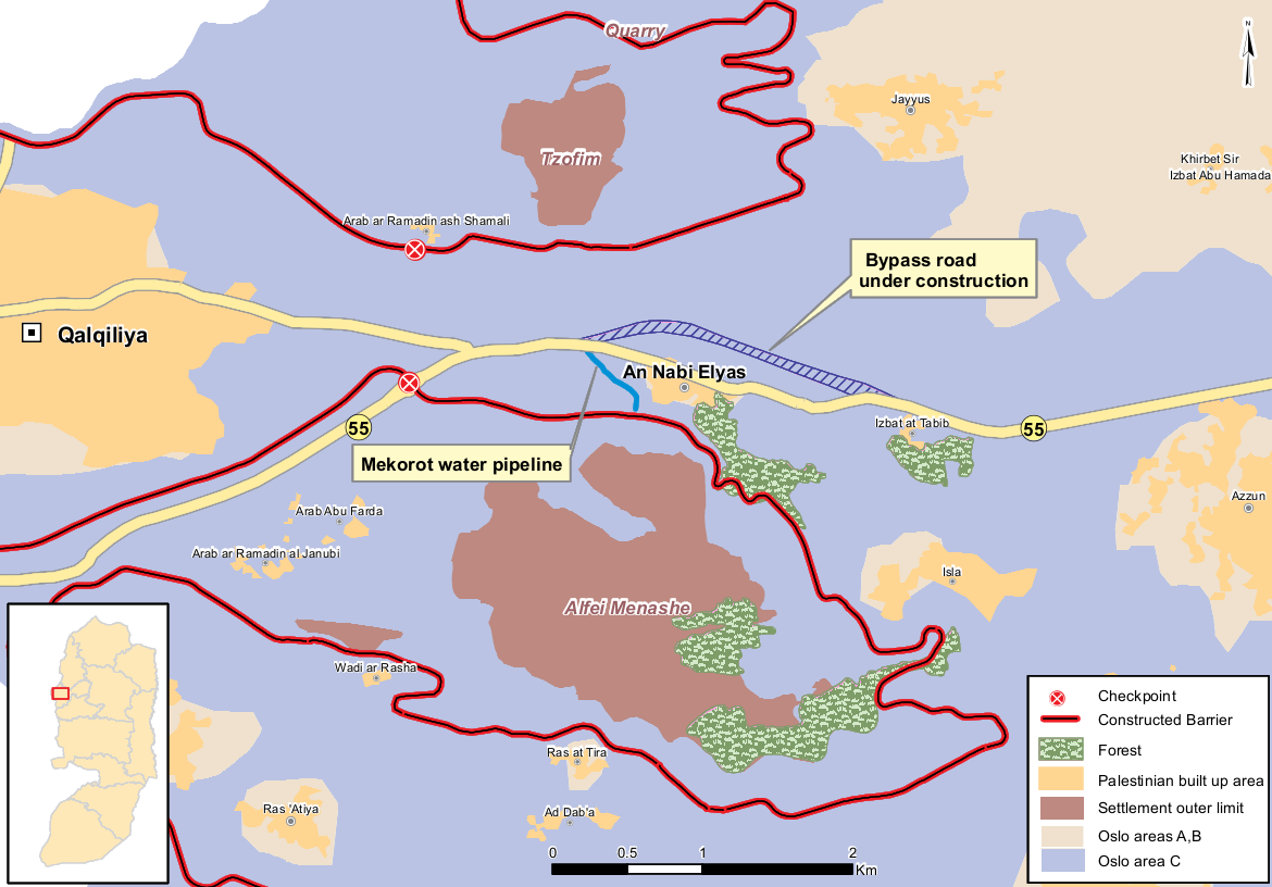 New bypass road in Qalqiliya area raises humanitarian concerns | United ... New bypass road in Qalqiliya area raises humanitarian concerns | United ...