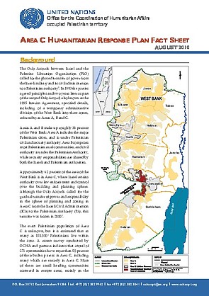 Area C Humanitarian Response Plan Fact Sheet | United Nations Office ...